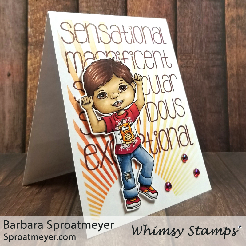 Polka Dot Pals Tobias from Whimsy Stamps – Sproatmeyer