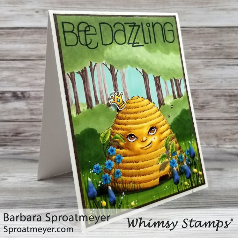 Bee Hive and Polka Dot Pals Faces from Whimsy Stamps – Sproatmeyer